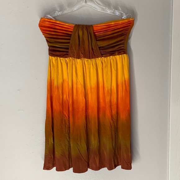 Boston Proper | Tops | Boston Proper Sunset Tube Bandeau Ombre Shirt Sz ...